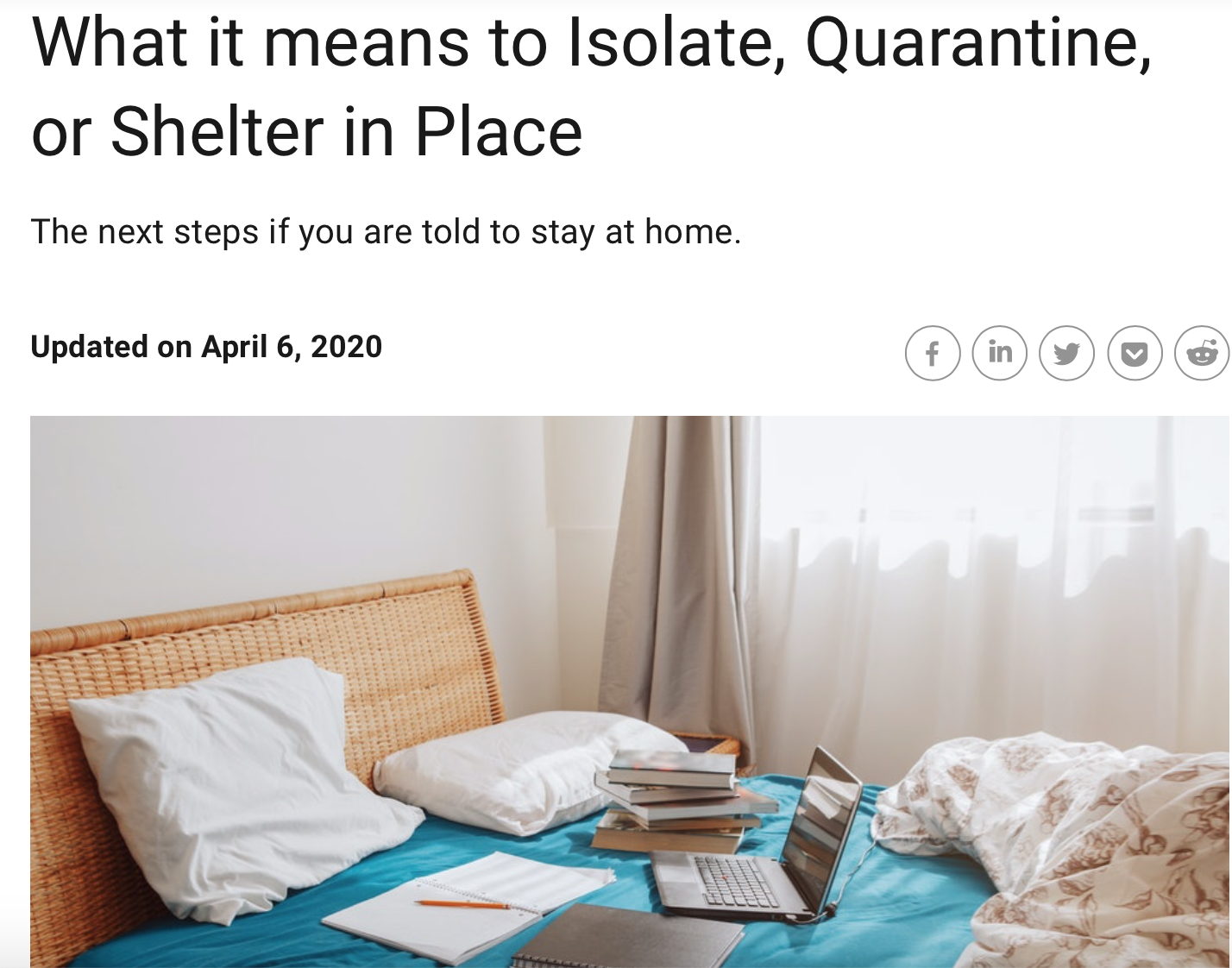 What it means to isolate, quarantine, or shelter in place-Buoy - Dr ...