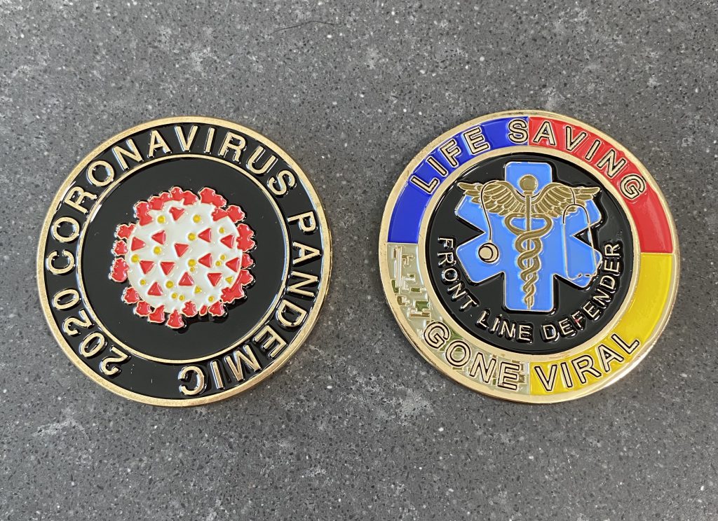 Coronavirus Challenge Coin - Dr. Majestic